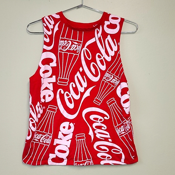 Coca Cola | Tops | Cocacola Graphic Tank Size Large 113 | Poshmark
